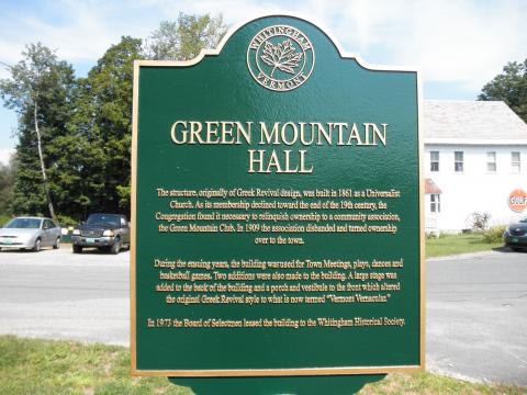 Town of Whitingham, Village of Jacksonville Vermont